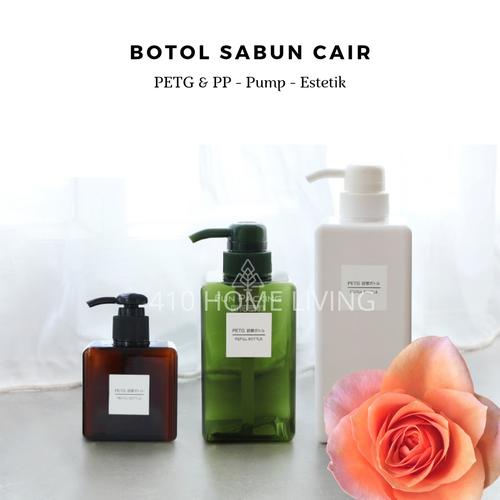 Jual Kotak Sabun / Botol Sabun Cair Shampoo Dispenser Pump - Transparan ...