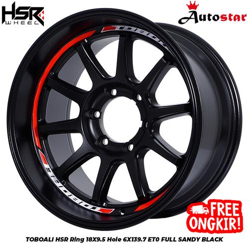 Jual velg mobil fortuner ring 18 TOBOALI HSR R18X95 H6X139,7 ET0 - Jakarta Barat - VELG HSR ...