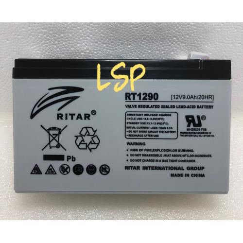 Jual Aki Baterai Ritar Power RT1290 VRLA 12V9Ah High Quality - 9Ah APC ...