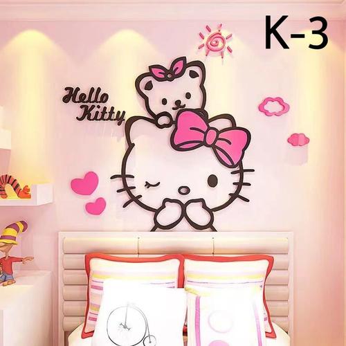 Jual NEW! STIKER DINDING AKRILIK HELLO KITTY / STIKER DINDING DORAEMON ...