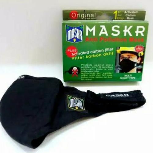 Jual ORIGINAL Masker Karbon Aktif MASKR Short Pendek Safety Motor Biker ...