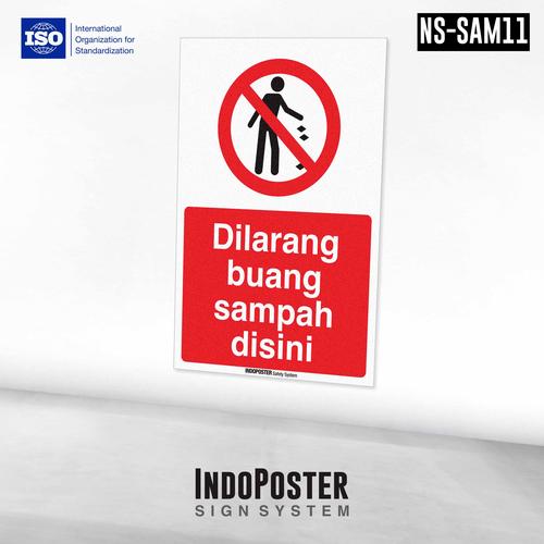 Jual Stiker Safety Sign K3 ISO Dilarang Buang Sampah Disini - Kab ... Jual Stiker Safety Sign K3 ISO Dilarang Buang Sampah Disini - Kab ...