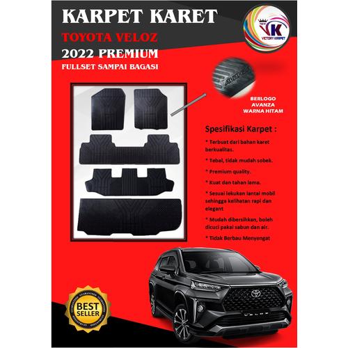 Jual KARPET KARET ALL NEW VELOZ 2022 FULLSET SAMPAI BAGASI - Logo Veloz ...
