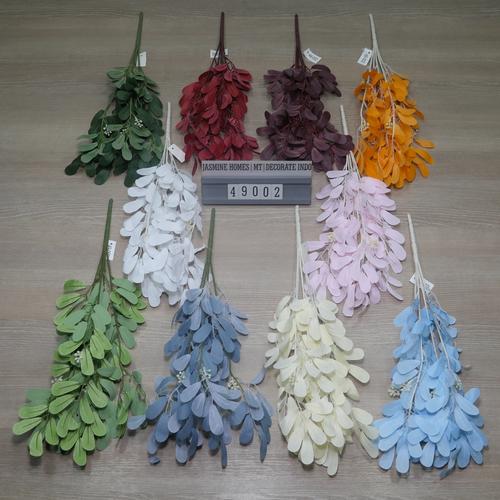 Jual Daun Culam Bulat 25Rumpun 5Cabang Hias Dekorasi 49002 - C2 Biru ...