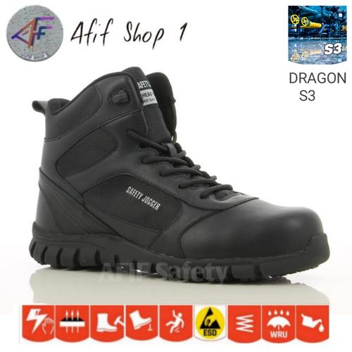 Jual SEPATU SAFETY JOGGER DRAGON S3 SRC - ORIGINAL - BLACK, 38 ...