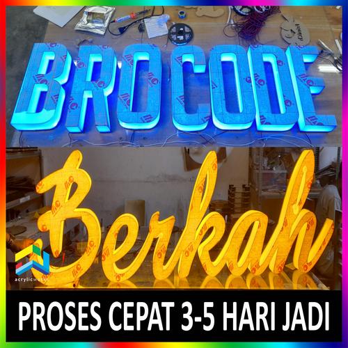 Jual Logo & Huruf Timbul LED NYALA Bebas Murah Cepat! - Galvanis ...
