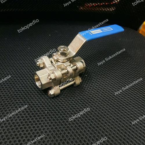 Jual Ball Valve Sankyo 3pc Socket Weld 1" inch - Ball Valve SW Las ...