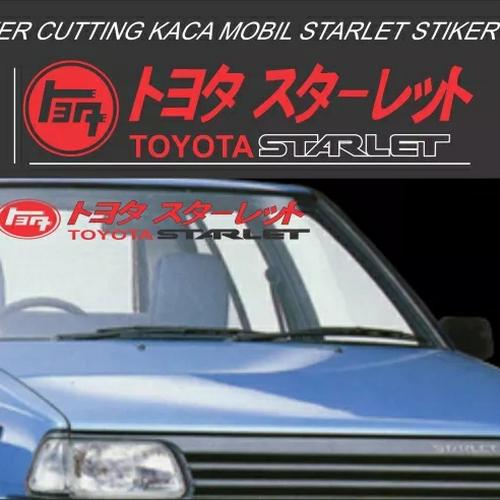 Jual Stiker CUTTING Toyota Starlet Sticker kanji - 3 - Kota Bandung ...