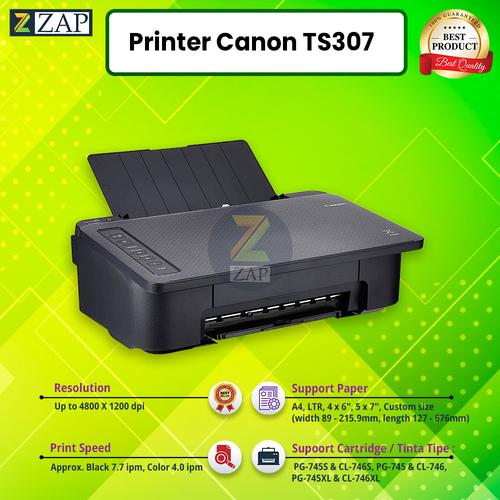 Jual Printer Canon PIXMA Ts307 Ts 307 Print Copy Wireless Direct BKN ...