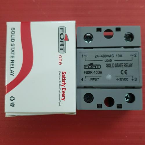 Jual SSR FORT Solid State Relay FSSR-10DA DC to AC 4-32VDC 10A 480VAC ...