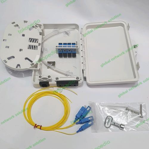 Jual odp 4 core fullset / otb 4core / roset outdoor 4 core lengkap ...