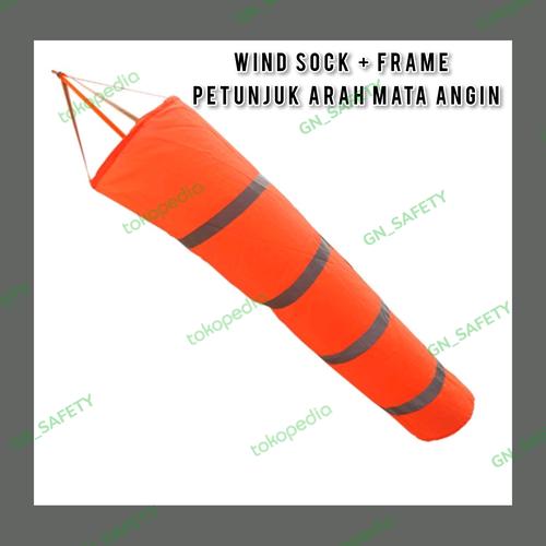 Jual Wind Sock + Frame | Petunjuk Arah Mata Angin | Ukuran 50cmx1 ...