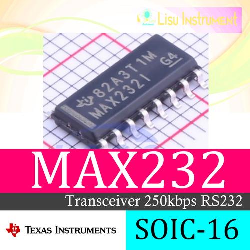 Jual MAX232 MAX232CSE+ 5V Powered Multichannel RS-232 Drivers/Receivers ...