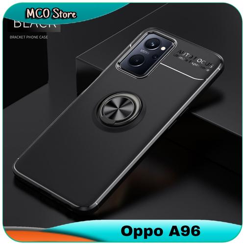 Jual Casing Oppo A96 A 96 Soft Case Flat Iring Cover Sarung HP - Hitam ...
