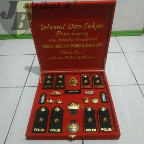 Jual pangkat kompol polisi PDH PDU box set custom - Kab. Bandung Barat ...