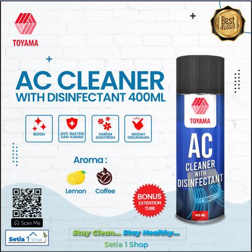 Jual Spray Pembersih AC 400 ml Mobil AC Split Toyama Disinfektan Anti Apek - coffee - Kab ...