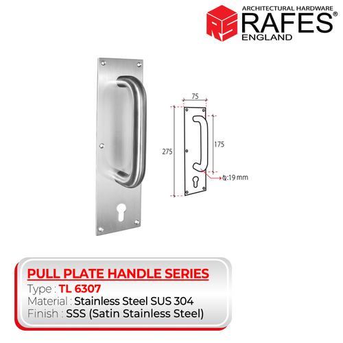 Jual PULL PLATE HANDLE RAFES STAINLESS STEEL - TL 6307 - Jakarta Barat ...