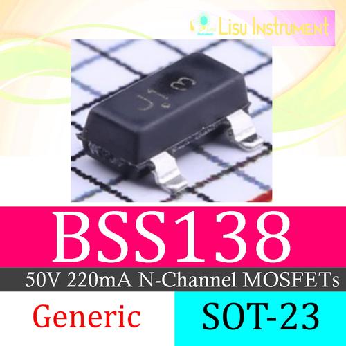 Jual BSS138 SS MOSFET N-CH 50V 220MA SOT-23 - Generic Biasa - Kota ...