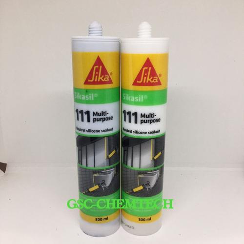 Jual Sikasil 111 Multi-Purpose Neutral Silicone Sealant (Black/White) - Jakarta Barat - GSC ...