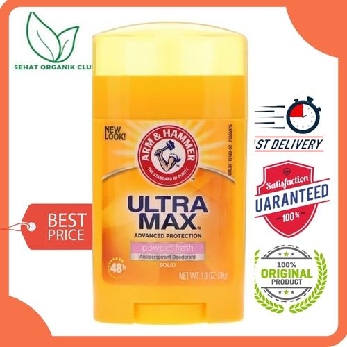 Jual Arm & Hammer Ultramax Antiperspirant Deodorant Solid Powder Fresh ...