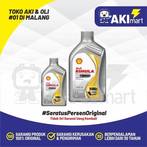Jual OLI MOBIL SHELL RIMULA R4X 15W 40 CI 4 1 LITER - Kota Malang ...
