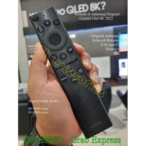 Jual Remote tv samsung Crystal uhd 4k solar cell original BU8000 dan ...