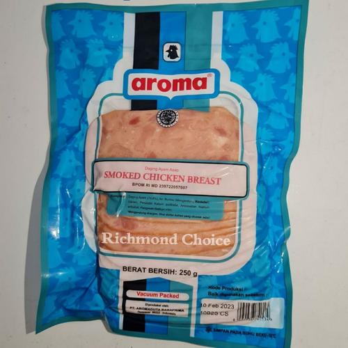 Jual CHICKEN AROMA SMOKED CHICKEN BREAST / DAGING AYAM ASAP AROMA 250 ...