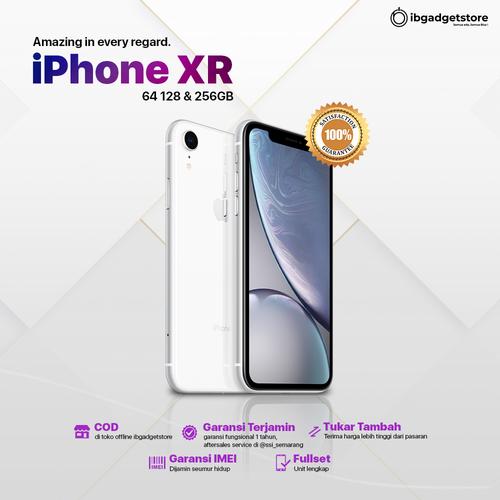 Jual iPhone XR 128GB/64GB BEKAS ORIGINAL 100% | MULUS NORMAL FULLSET - 128 gb - Kota Semarang ...
