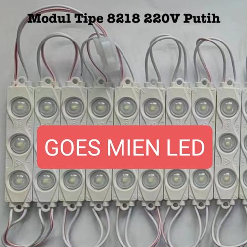 Jual led modul 3 led 220 vac tipe 8218 langsung listrik - Putih - Kota ...