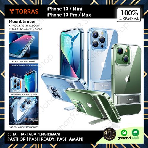 Jual Case iPhone 13 Pro Max Mini TORRAS MoonClimber Kickstand Clear ...