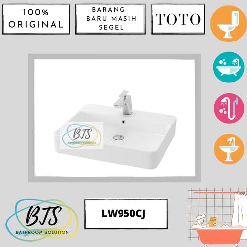 Jual Wastafel meja TOTO LW950CJ / LW 950 CJ/ LW 950CJ/ LW950 CJ - Kota ...