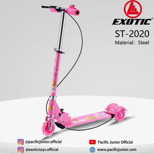 Jual Scooter exotic ST 2020 Mainan Anak Skuter Besi - pink - Kota ...