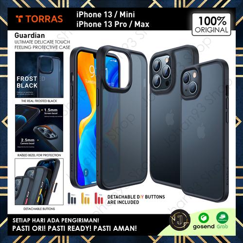Jual Case iPhone 13 Pro Max Mini TORRAS Guardian Frosted Black Matte ...