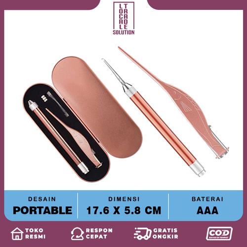 Jual Pembersih Telinga Cupitan Kotoran Telinga Led Korek Kuping Pinset ...