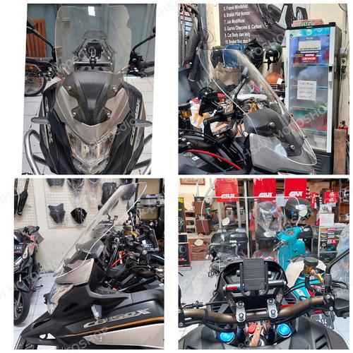 Jual Visor Windshield WS Honda New CB150X I-Moto Model Standart Tinggi ...