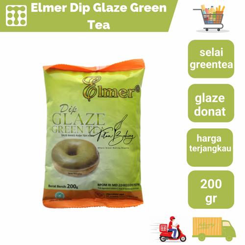 Jual Green Tea Teh Hijau Topping Donat Ropang Mulus Dip Glaze ELMER ...