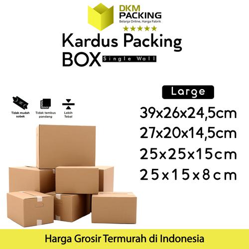 Jual KARDUS PACKING KARTON BESAR BOX KOTAK DUS LARGE RUSFET PACKAGING ...