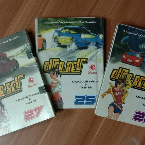 Jual Set komik manga jepang serial car racing Over Rev Yamaguchi ...
