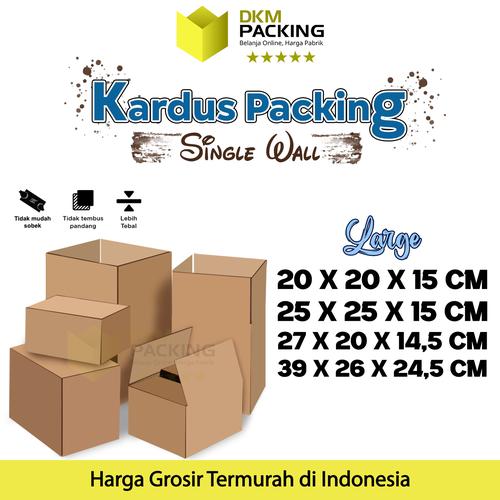 Jual KARDUS KARTON PACKING LARGE BOX KOTAK DUS RUSFET BESAR PACKAGING ...