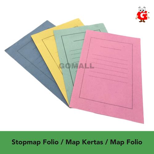 Jual Stopmap / Map Folio / Map Kertas - Biru - Kota Denpasar - gomall ...
