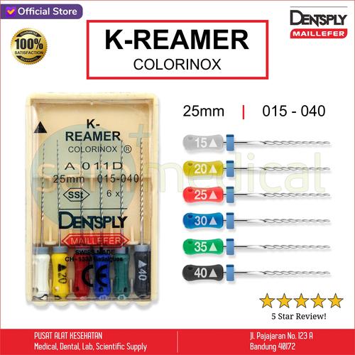 Jual Dentsply Maillefer K-Reamer Colorinox - 25 mm - Kota Bandung - SAM ...