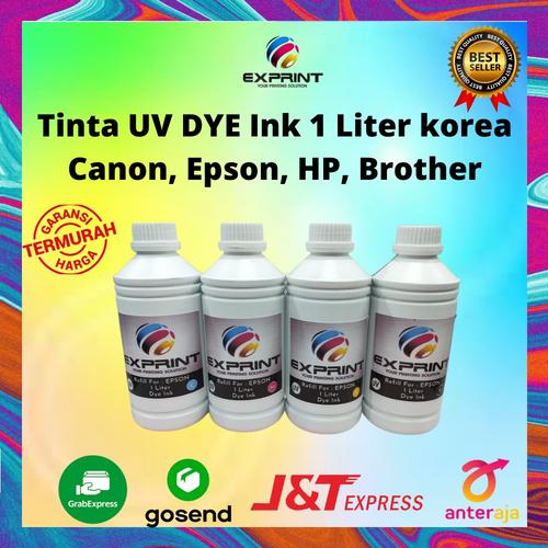 Jual Tinta Refill Exprint 1 liter for Epson/Canon/HP/Brother UV Dye Ink ...