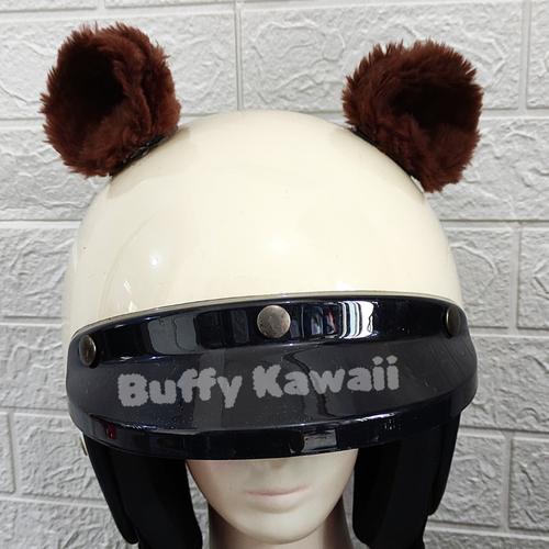 Jual Accesories Helm Beruang boneka cosplay cute halloween unik - Abu ...