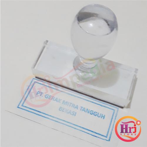 Jual Cetak Stempel Akrilik | Cetak Stempel Acrylic Kotak Persegi ...
