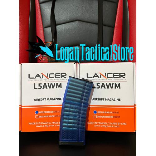 Jual mag lancer L5 195rds midcap for m4/m16 Blue aeg - Kab. Bogor ...