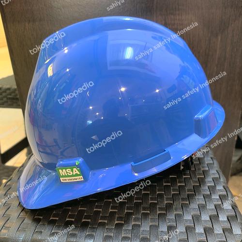 Jual Helm Safety MSA Lokal Inner Fastrack / Helm safety proyek msa biru ...