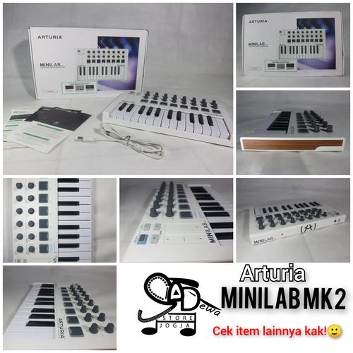 Jual ARTURIA MINILAB MK2 MIDI CONTROLLER MINI LAB MKII KEYBOARD ...