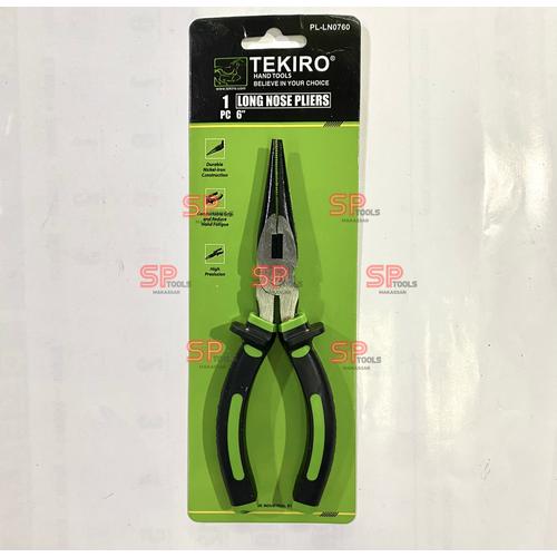 Jual TANG LANCIP 6" / TANG RUNCING 6 INCH TEKIRO LONG NOSE PLIERS ...