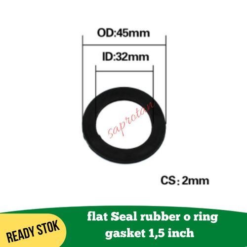 Jual flat Seal 1,5 inch 1 pack isi 20pcs rubber o ring gasket washer ...