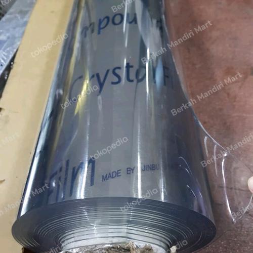 Jual plastik mika pvc transparan bening 2mm x 120cm x 20mtr/roll ...